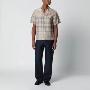 Burberry Shirt With Shaded Check Pattern