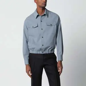 LARDINI Virgin Wool Shirt Jacket - Grey