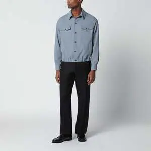 LARDINI Virgin Wool Shirt Jacket - Grey