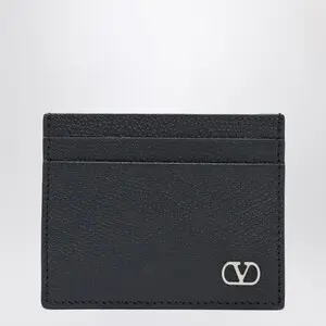 Valentino Garavani Vlogo Signature Card Holder - Black