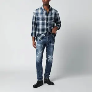 Dsquared2 Slim Washed Jeans With Rips