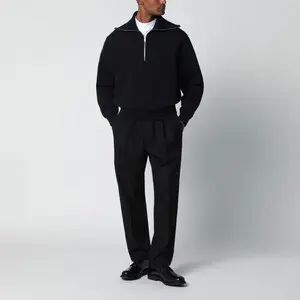 JIL SANDER Half-zip Cotton Sweatshirt