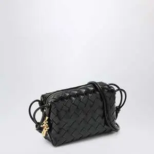 Bottega Veneta Mini Loop Metal Knot Bag - Black