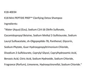 K18 Mini Peptide Prep Clarifying Detox Shampoo