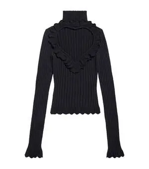 Balenciaga Cut Out Knitwear For Women
