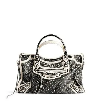 Women's Balenciaga Black White Bags