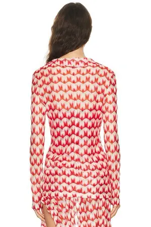 Missoni Button Up Top