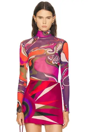 Emilio Pucci Long Sleeve T-shirts For Women