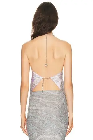 Emilio Pucci Silk Halter Top