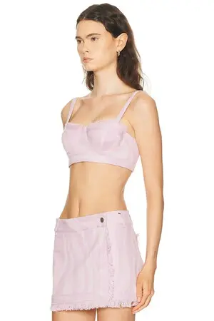 Emilio Pucci Bralette Top In Lavender