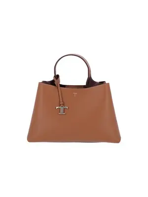 TOD'S Small Hammered Calf Leather Handbag