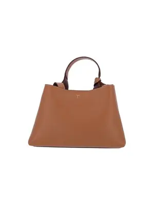 TOD'S Small Hammered Calf Leather Handbag