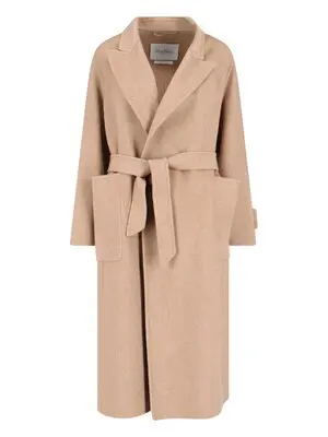 Max Mara Belted Camel Hair Coat