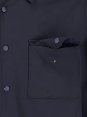 GOLDEN GOOSE Button Shirt - Blue