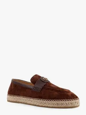 Valentino Garavani Suede Espadrilles With Vlogo Signature - Brown