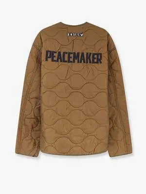 PEACEMAKER OAMC Combat Liner Quilted Jacket - Brown
