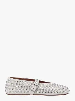 Alaia Metal Flats For Women