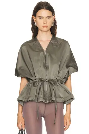 Rick Owens Tie Detailed Outerwear For Women