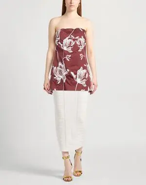 Liviana Conti Floral-print Poplin Tube Top
