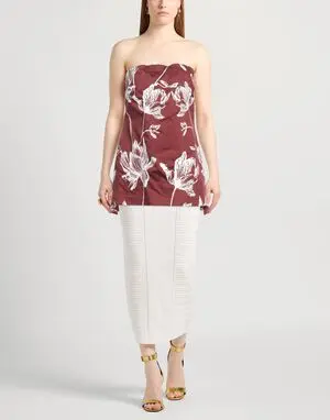 Liviana Conti Floral-print Poplin Tube Top