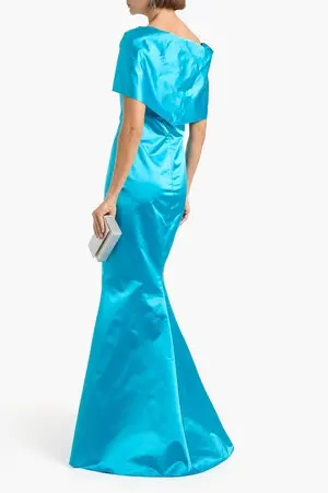 Oscar De La Renta Layered Silk-taffeta Gown