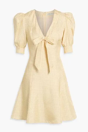 Alessandra Rich Puff Sleeve Cocktail Dresses