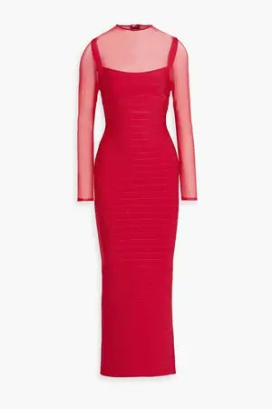 Herve Leger Paneled Evening Dresses