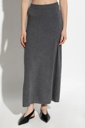LISA YANG Dolly Cashmere Skirt - Grey