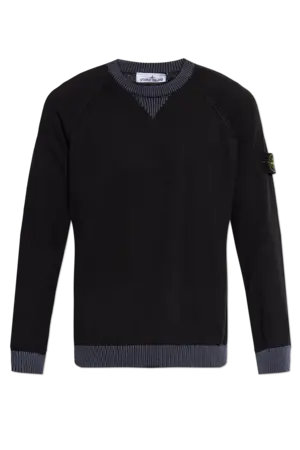 Stone Island Crew Neck Cotton Sweater
