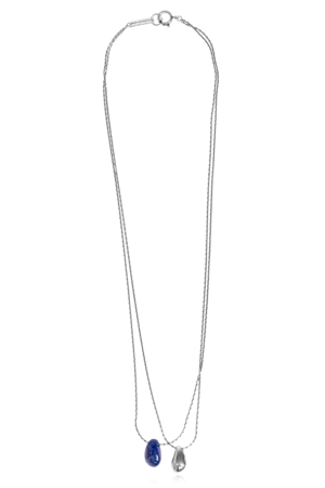 MARANT Necklace With Navy Gemstone Pendant