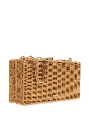Cult Gaia Backgammon Clutch - Brown