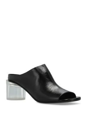 MAISON MARGIELA Leather Heeled Mules