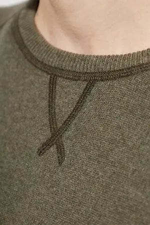 Officine Générale Nate Cashmere Sweater - Green