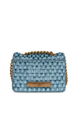 Kurt Geiger Micro Kensington Shoulder Bag - Blue