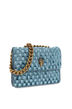 Kurt Geiger Micro Kensington Shoulder Bag - Blue