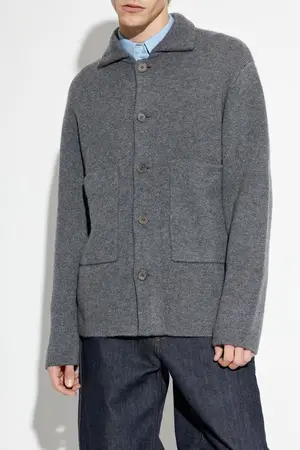 LISA YANG Louis Cashmere Cardigan - Grey