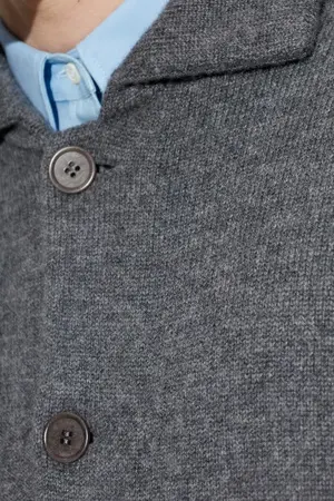 LISA YANG Louis Cashmere Cardigan - Grey