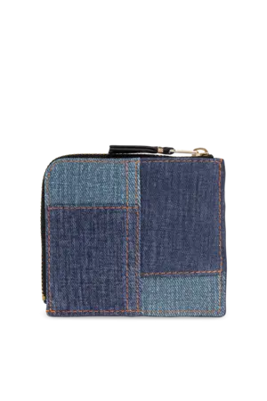 Comme Des Garçons Leather Cardholder - Blue