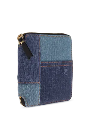 Comme Des Garçons Leather Wallet - Blue