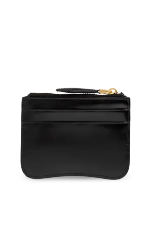 AMI Paris Leather Card Holder With Logo