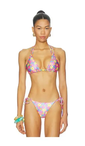KULANI KINIS Halter Bralette Bikini Top - Wildest Dreams