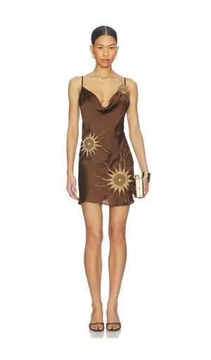 LESLIE AMON Galli Mini Dress