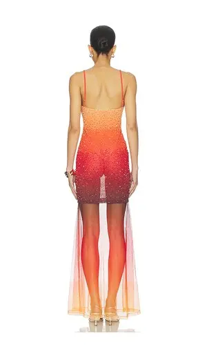 LESLIE AMON Sunset Flow Dress