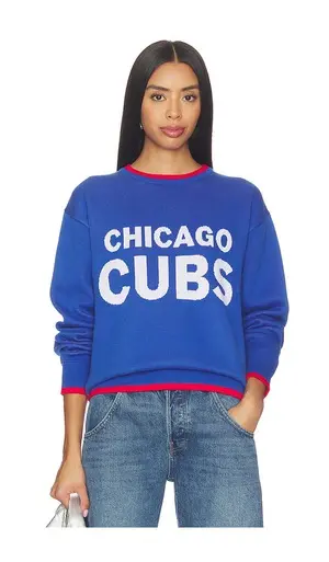 Terez Chicago Cubs Crew Pullover