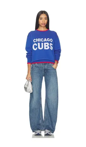Terez Chicago Cubs Crew Pullover