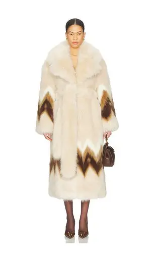 Retrofete Magali Faux Fur Coat