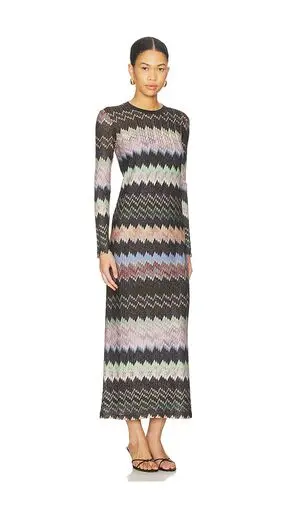 Missoni Long Sleeve Maxi Dress
