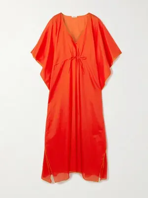 ERES Voilier Cotton-voile Kaftan - Red