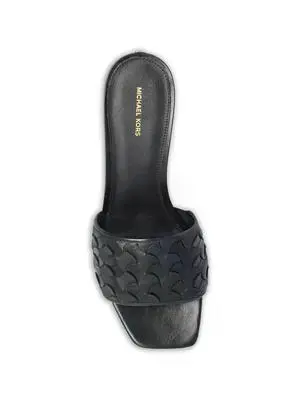 Michael Kors Elyse Leather Heeled Mules