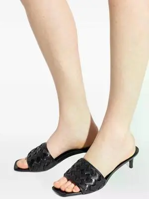 Michael Kors Elyse Leather Heeled Mules